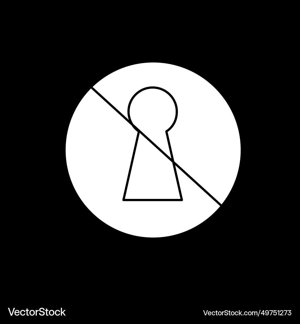 Lock icon logo image Royalty Free Vector Image