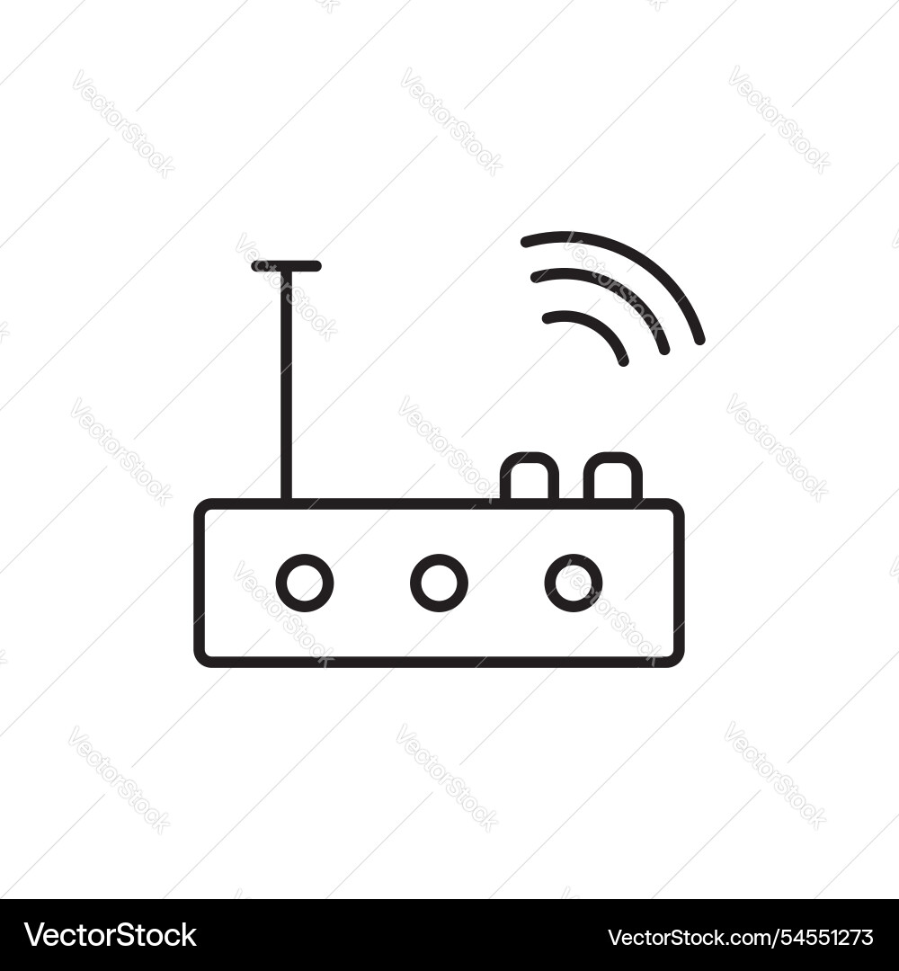 Wifi modem icon Royalty Free Vector Image - VectorStock