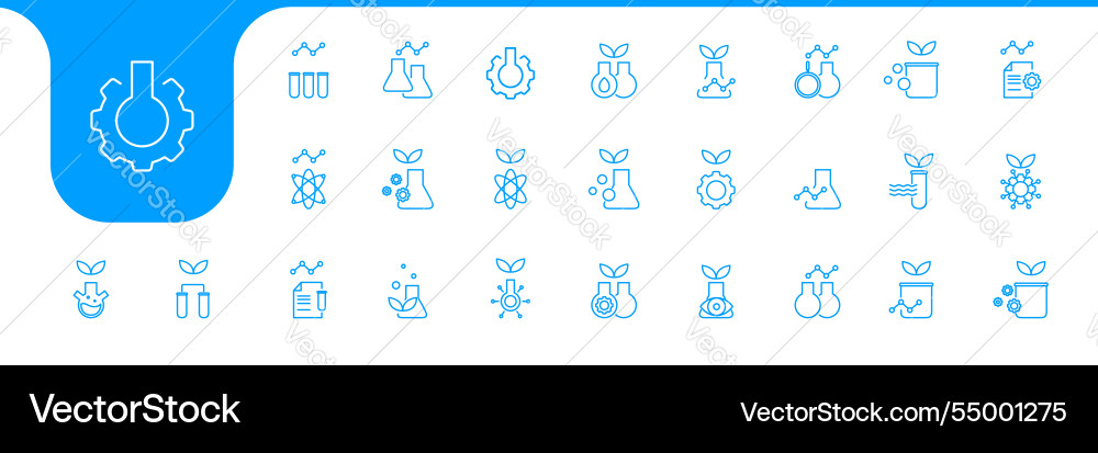 Laboratory lines icon design Royalty Free Vector Image