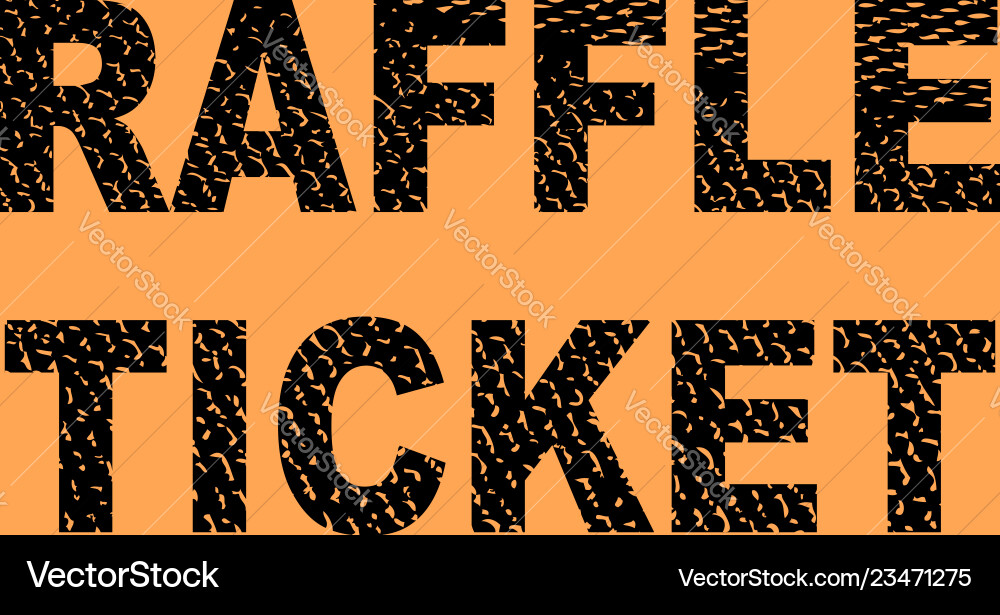 Raffle ticket Royalty Free Vector Image - VectorStock