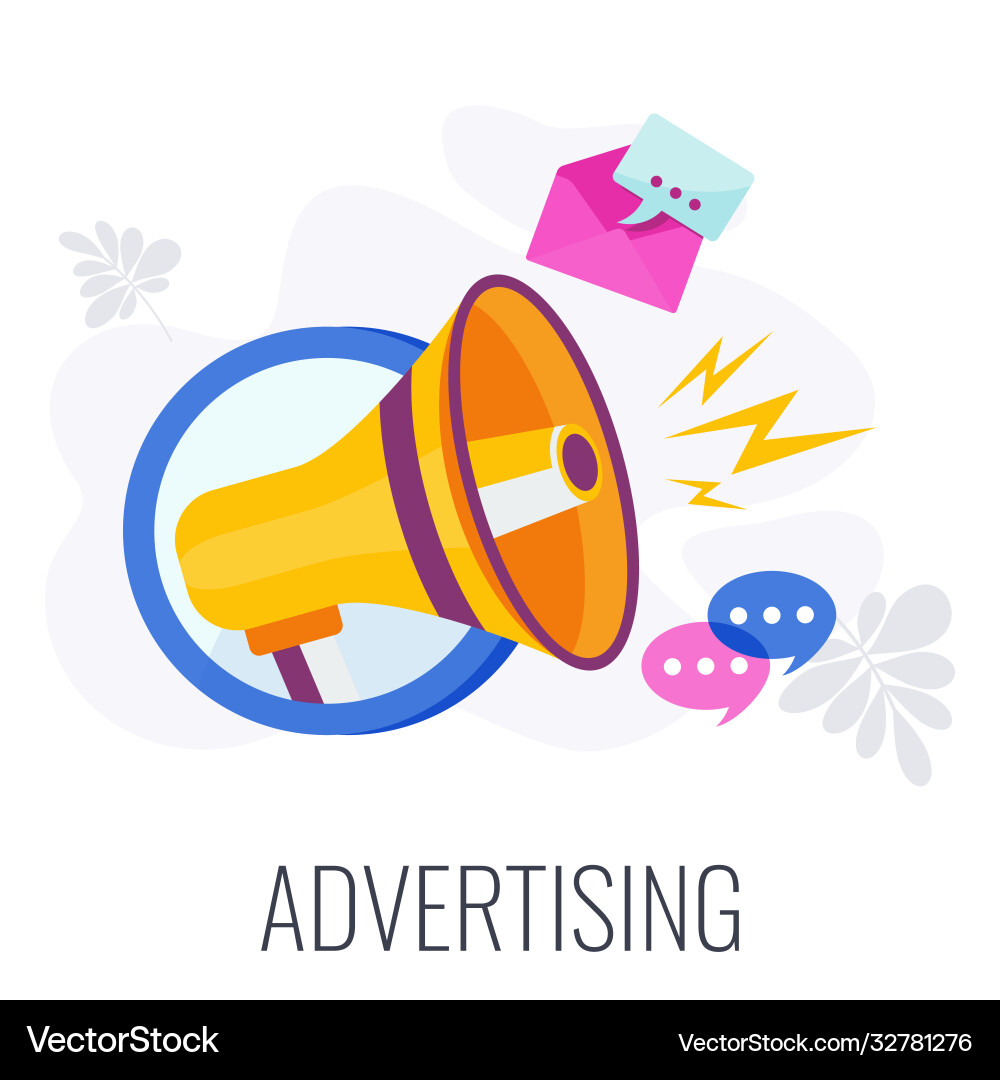 Creative advertising and marketing strategy Vector Image