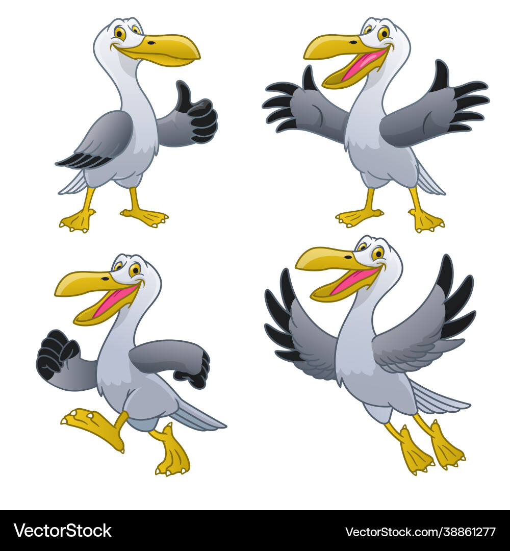 Seagull Cartoon Vector Images (over 4,400)
