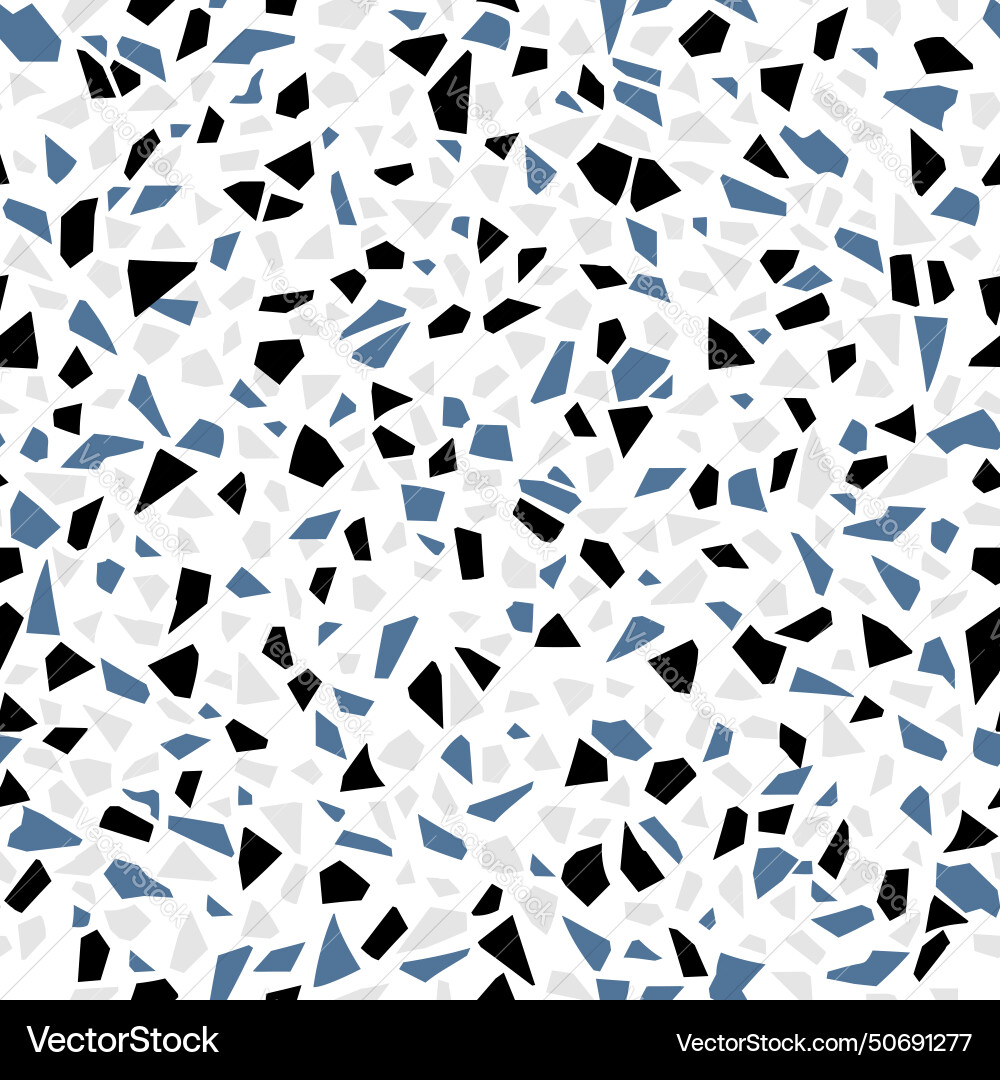 Terrazzo stone floor texture or background Vector Image