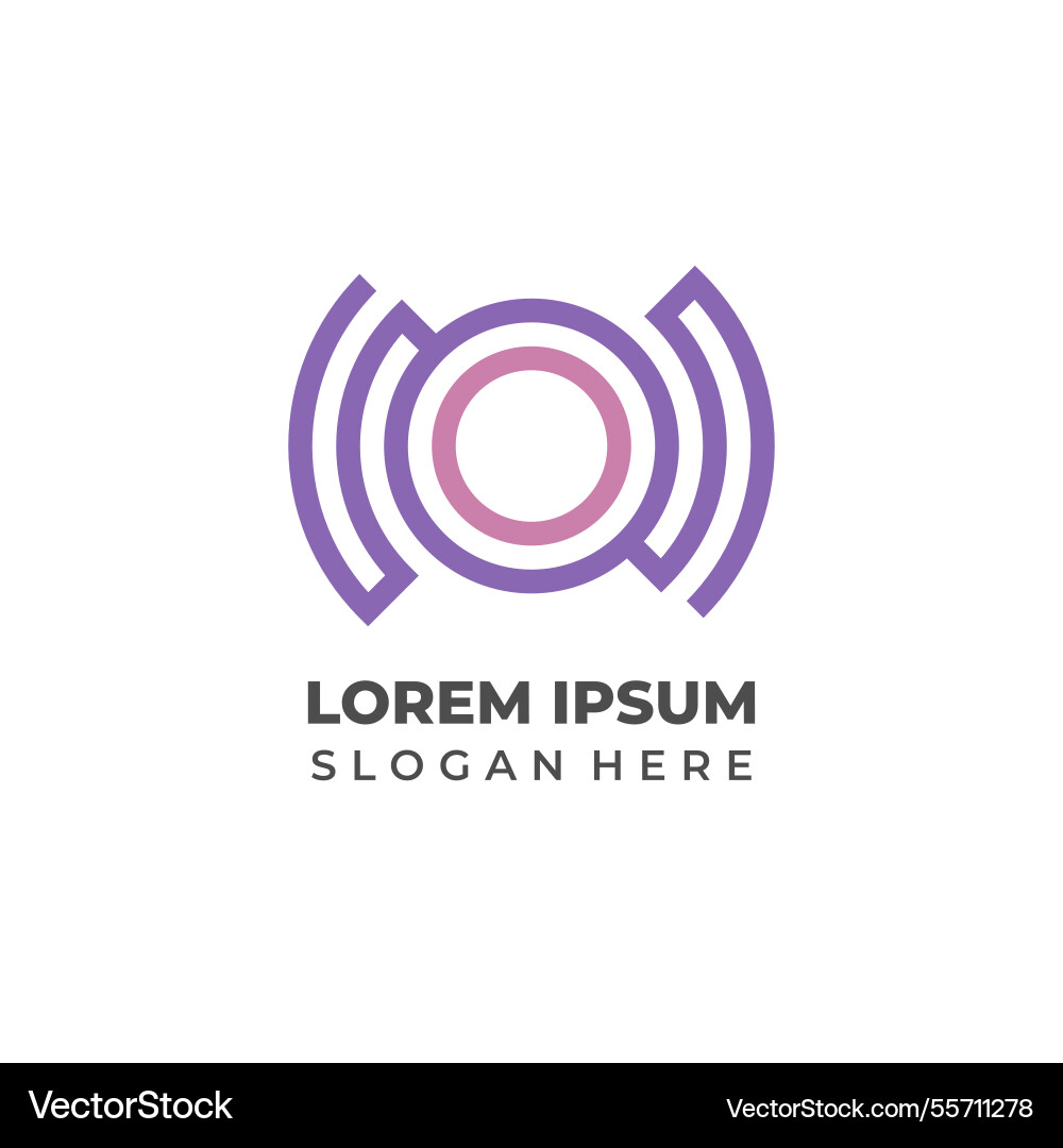 Infinity loop circle for timeless appeal Vector Image