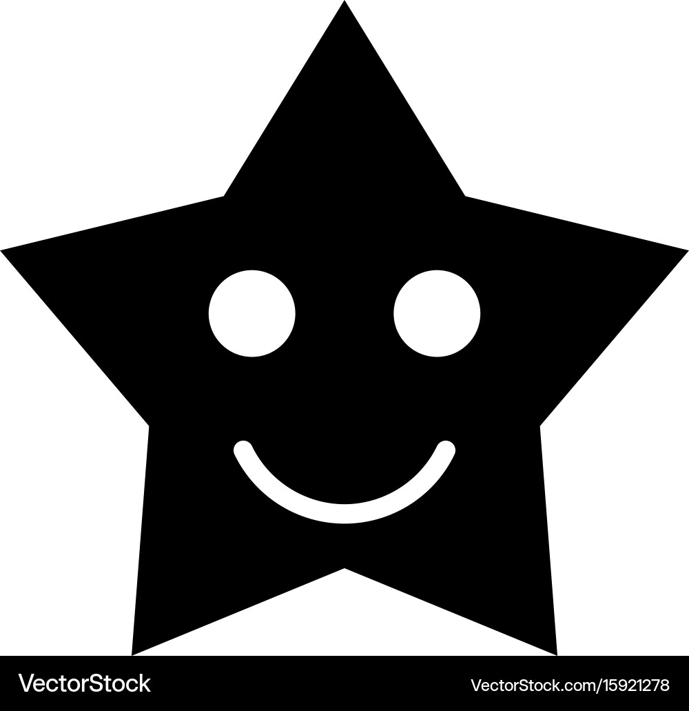 Star Smile Clipart Black And White Star Smile Stock Illustrations