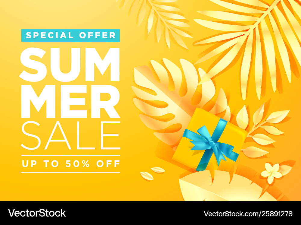 Summer sale Royalty Free Vector Image - VectorStock