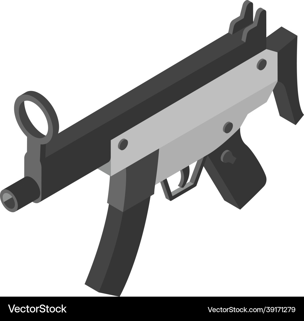 Machine gun Royalty Free Vector Image - VectorStock