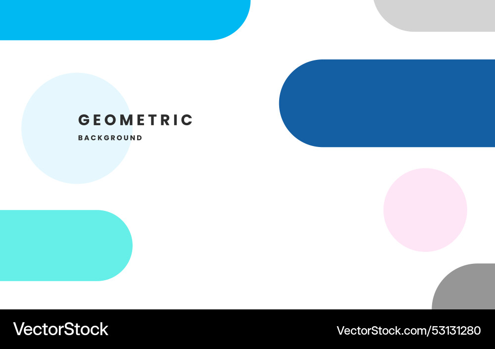 Abstract shapes geometric design Royalty Free Vector Image