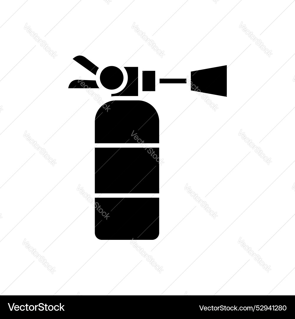 Fire extinguisher icon set safety extinguish Vector Image