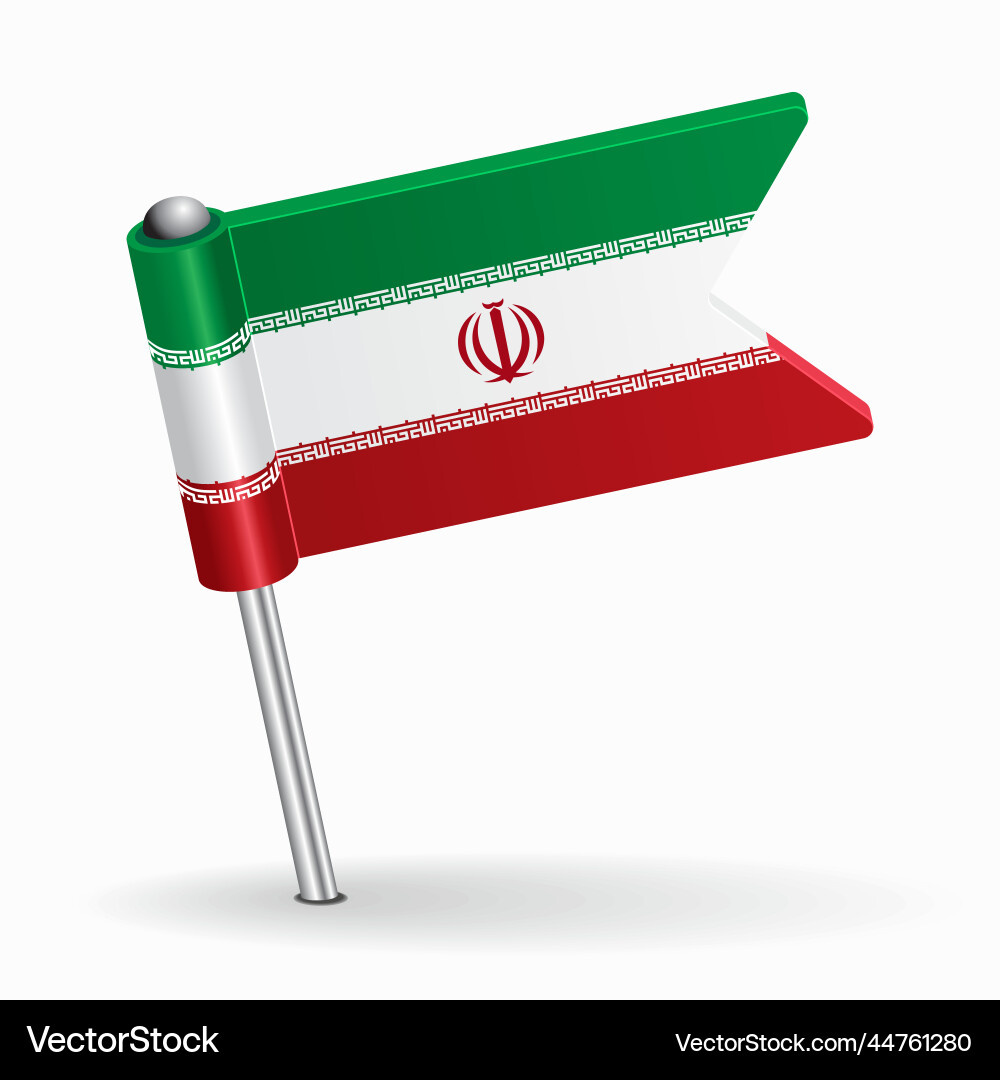 Iranian flag map pointer layout Royalty Free Vector Image Iranian flag map pointer layout Royalty Free Vector Image