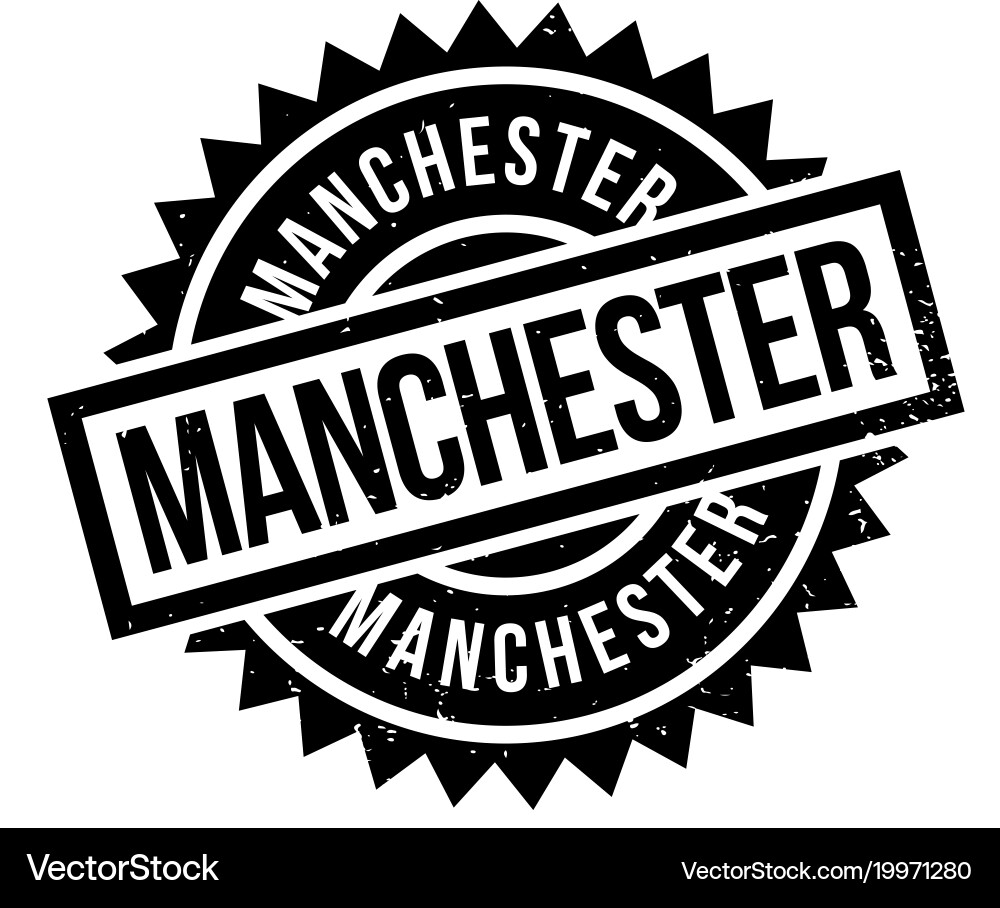 Manchester rubber stamp Royalty Free Vector Image