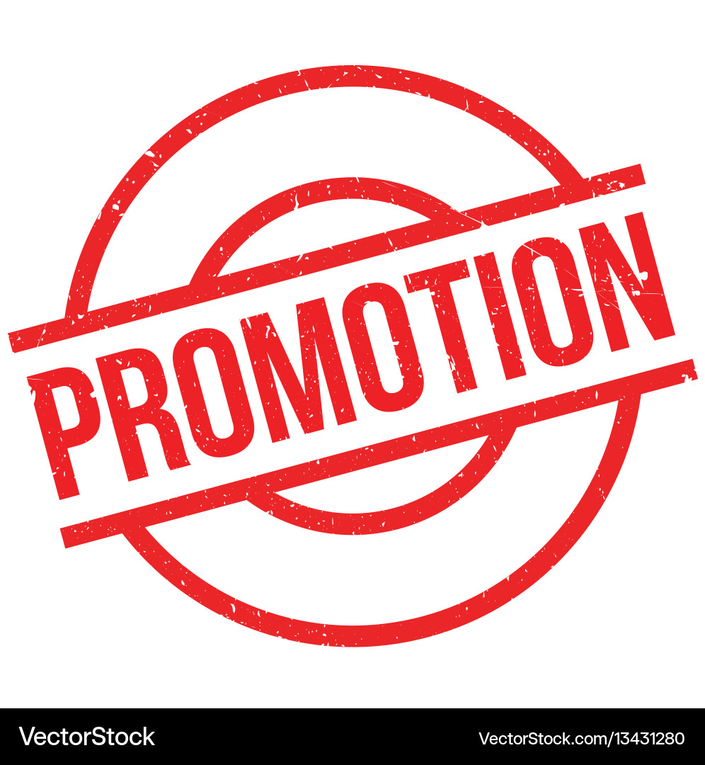Promotion rubber stamp Royalty Free Vector Image