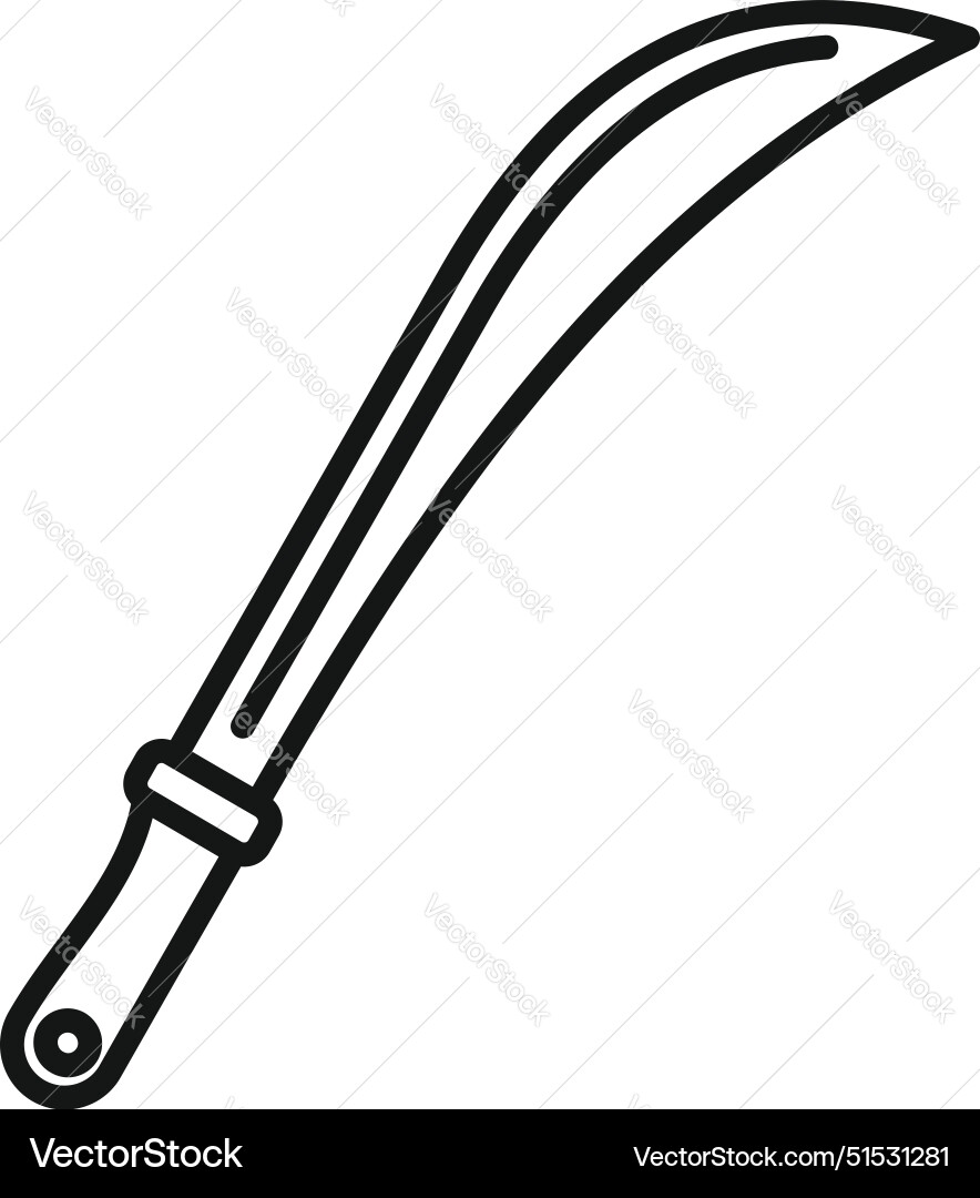 Sharp hand agricultural tool for cutting plants Vector Image