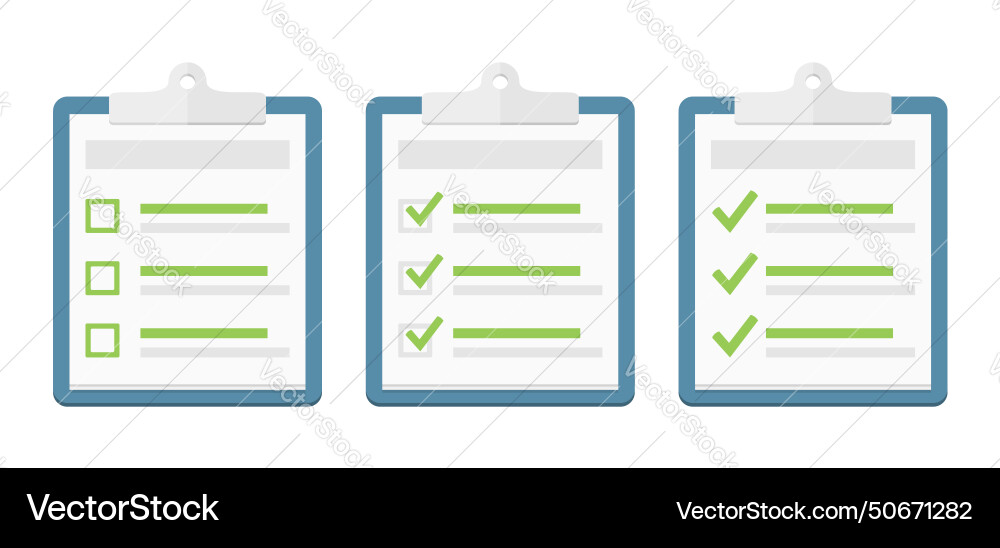 Check list Royalty Free Vector Image - VectorStock