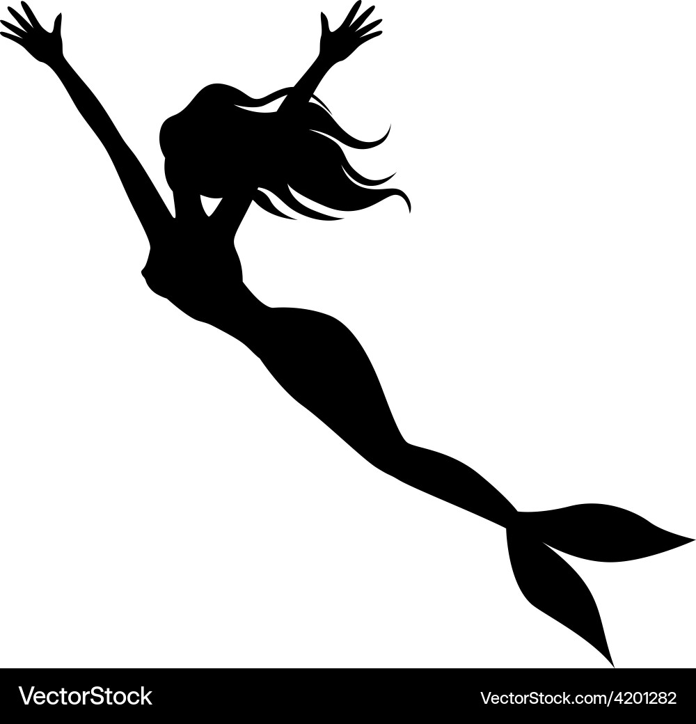 Mermaid hands Royalty Free Vector Image - VectorStock