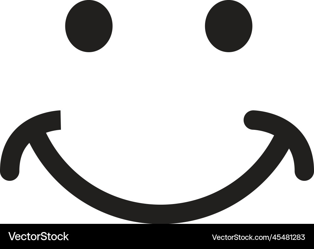 Smile emoji icon design template isolated Vector Image