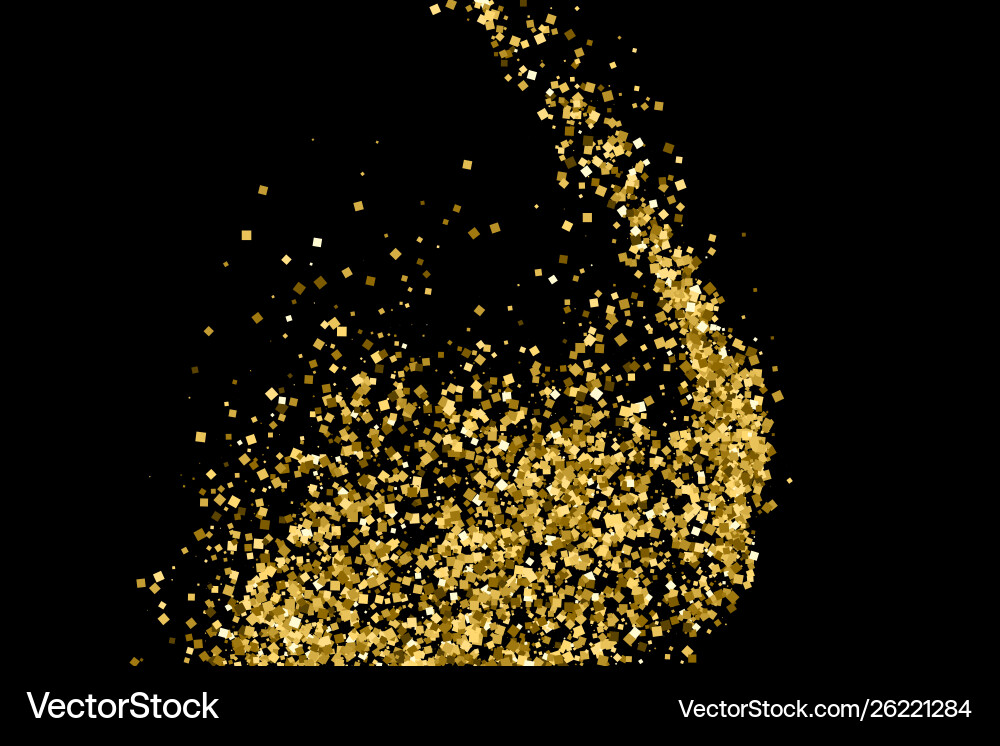 Gold glitter texture Royalty Free Vector Image