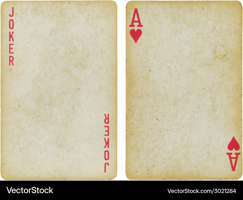 Playing cards Royalty Free Vector Image - VectorStock