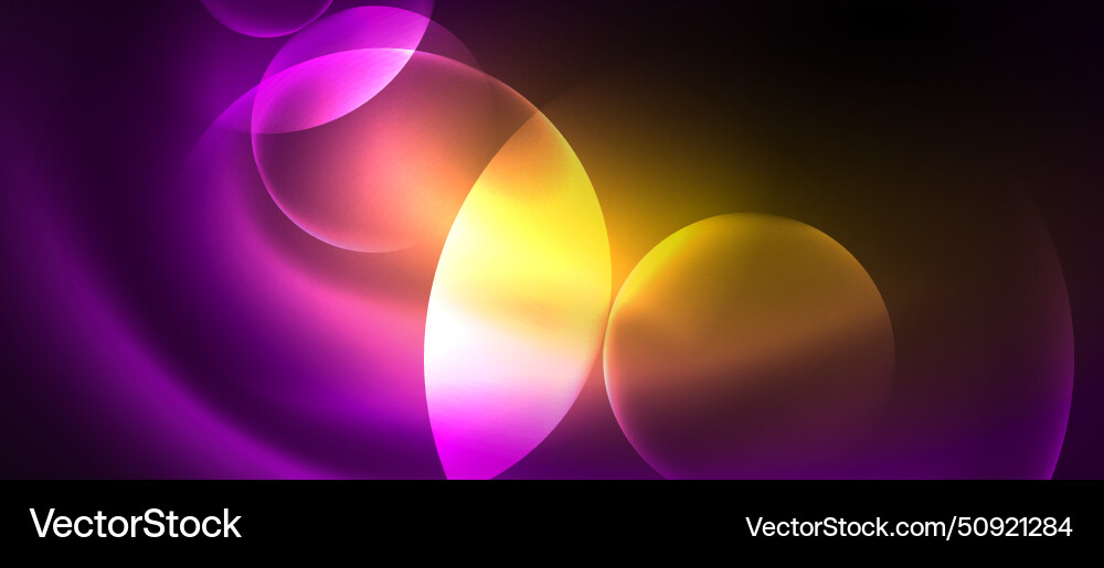 Shiny color neon glowing design Royalty Free Vector Image