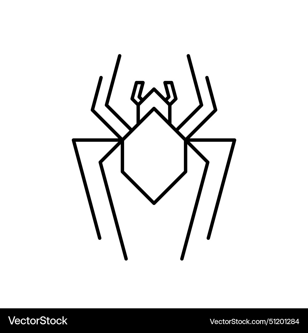 Spider logo Royalty Free Vector Image - VectorStock