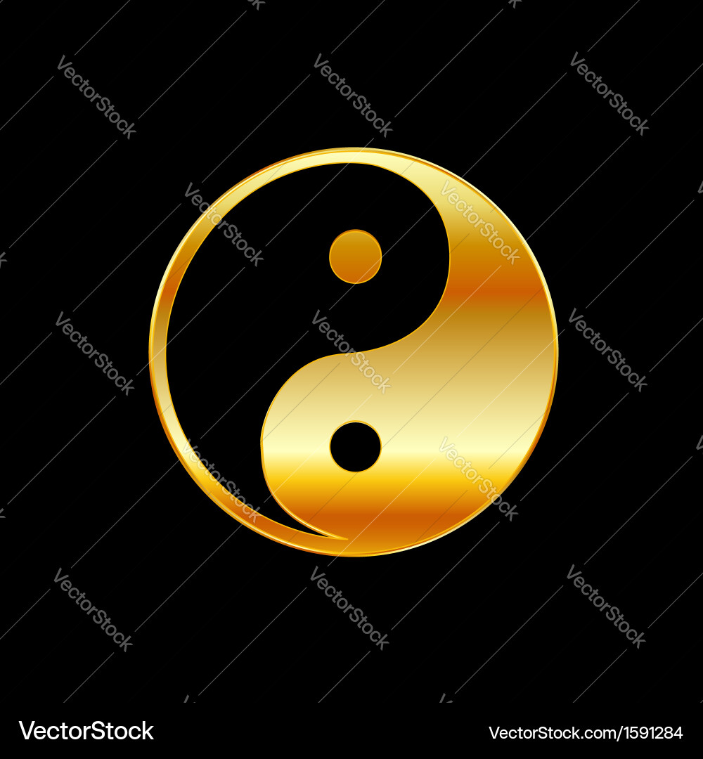 Taoism daoism yin and yang Royalty Free Vector Image