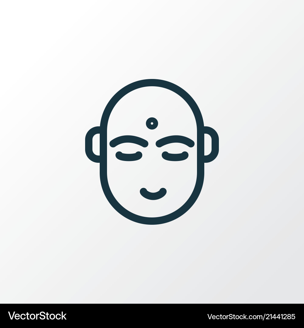 Hindu human icon line symbol premium quality Vector Image