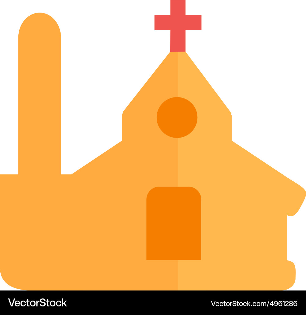 Kirche Lizenzfreies Vektorbild - VectorStock