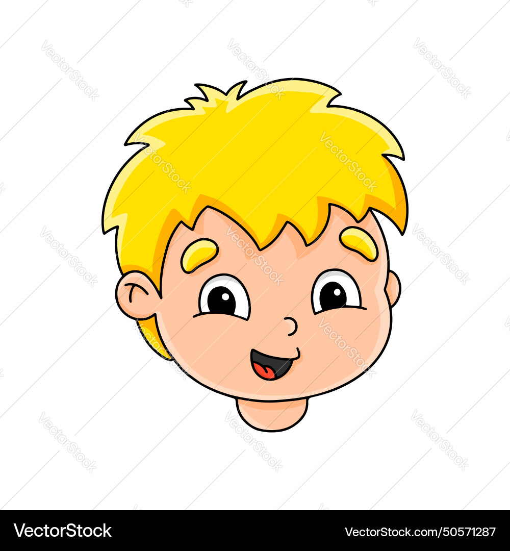 Cartoon character isolated on white background Vector Image