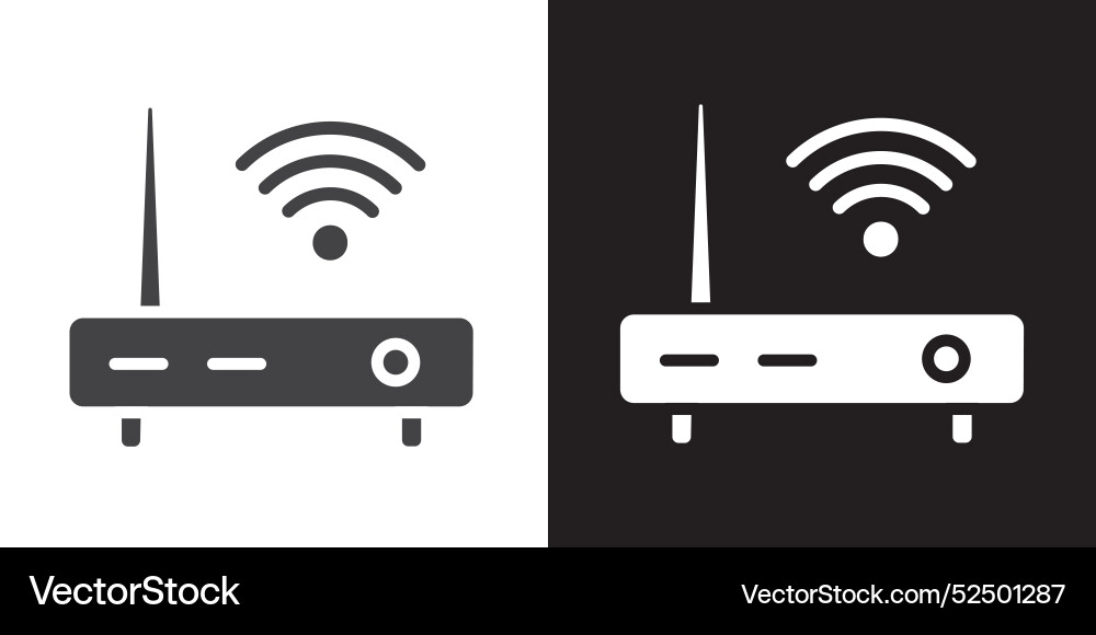 Router icon Royalty Free Vector Image - VectorStock
