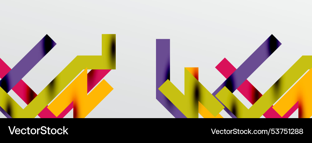 Colorful stripes abstract line background pop art Vector Image