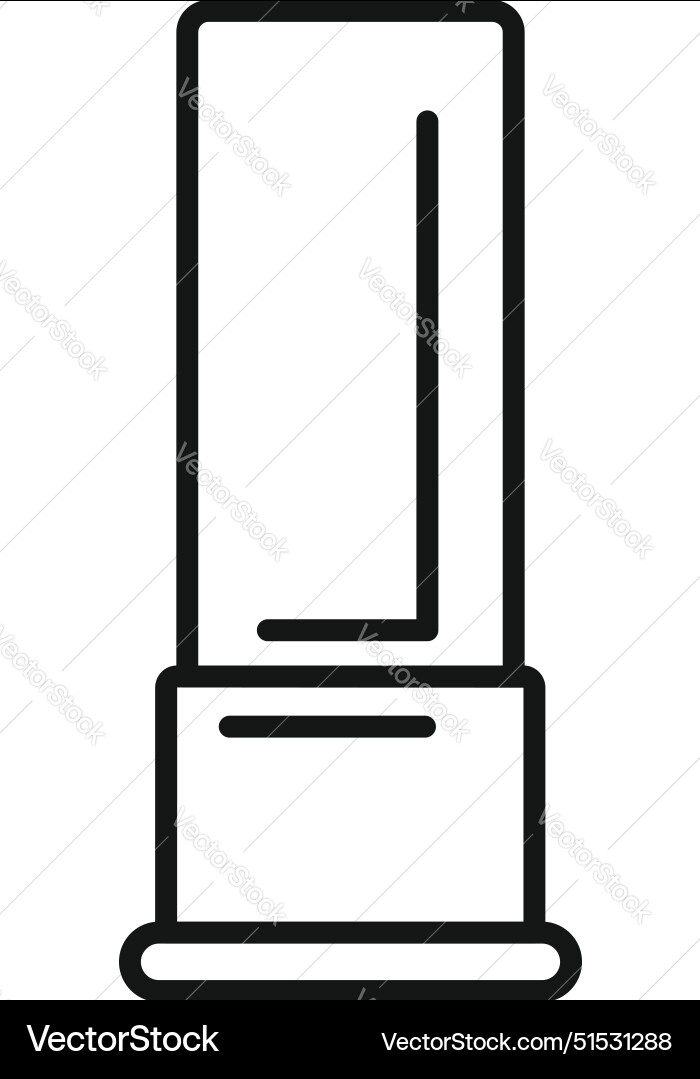 Office water cooler icon showing hydration Vector Image