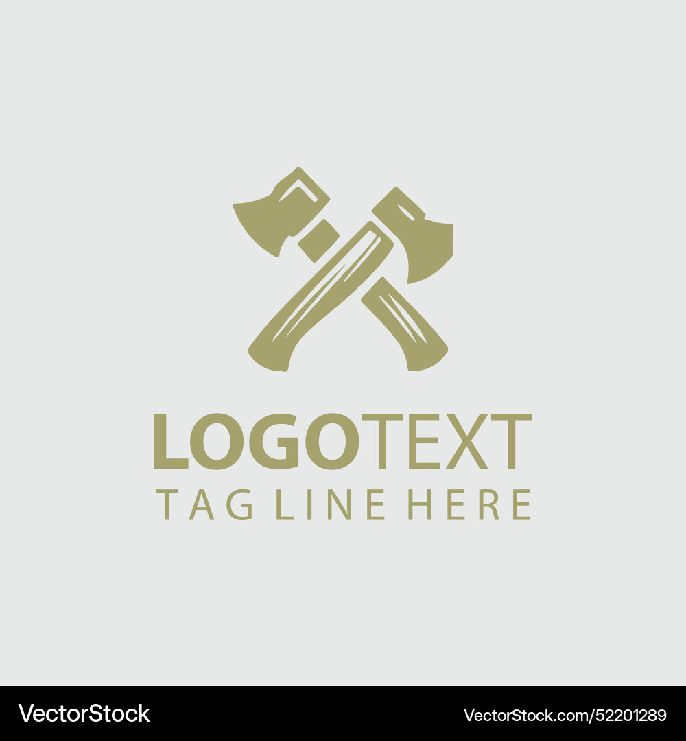 Axe logo Royalty Free Vector Image - VectorStock