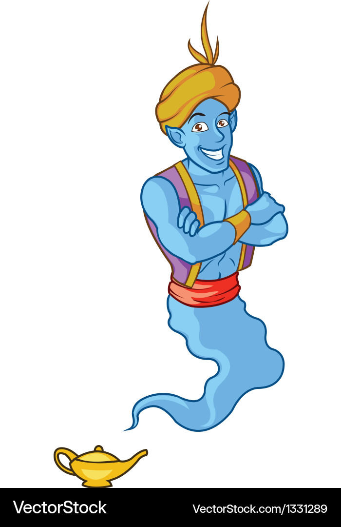 Funny Genie Vector Images (over 290)