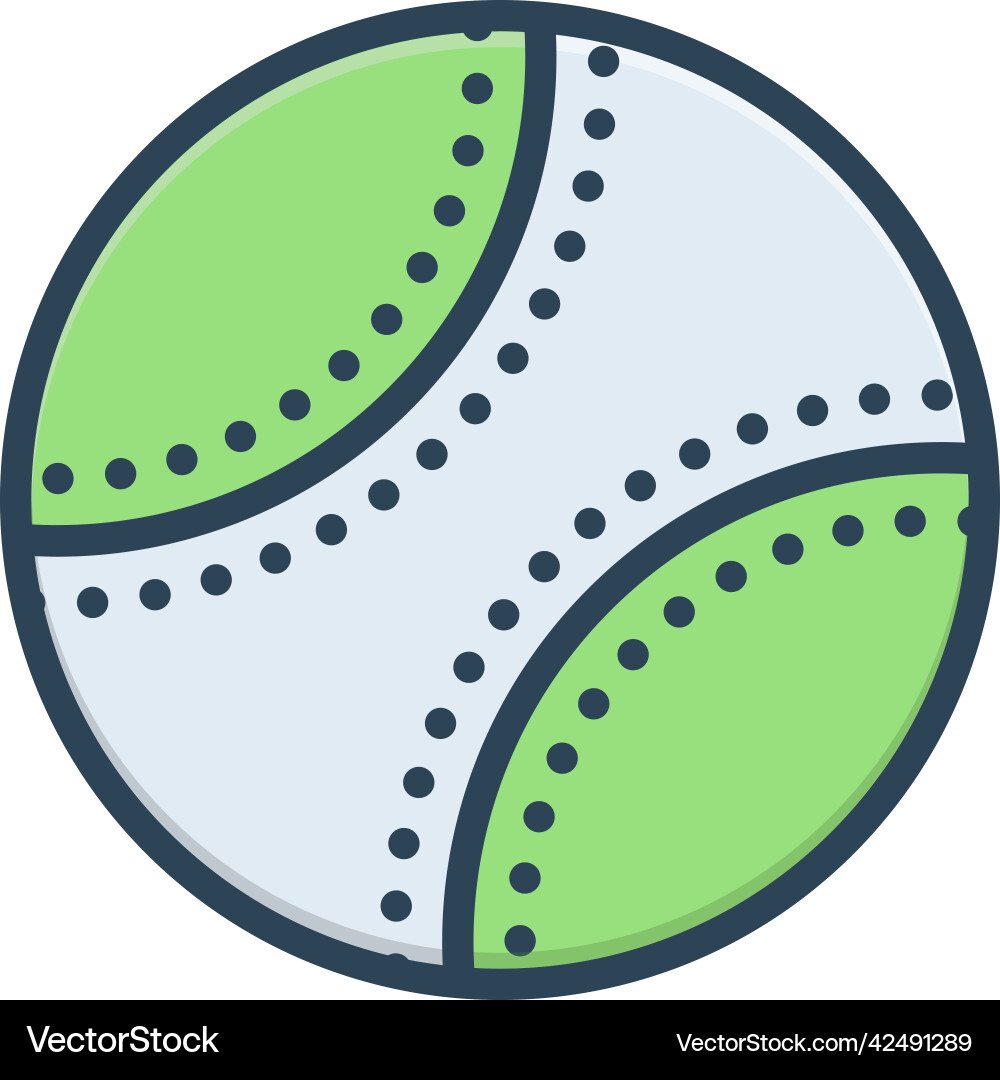 Softball Royalty Free Vector Image - VectorStock