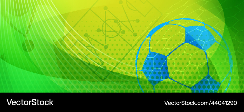 Abstract background on a football theme Royalty Free Vector
