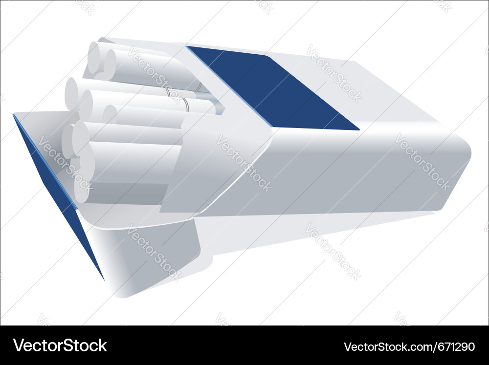 Cigarettes Royalty Free Vector Image - VectorStock