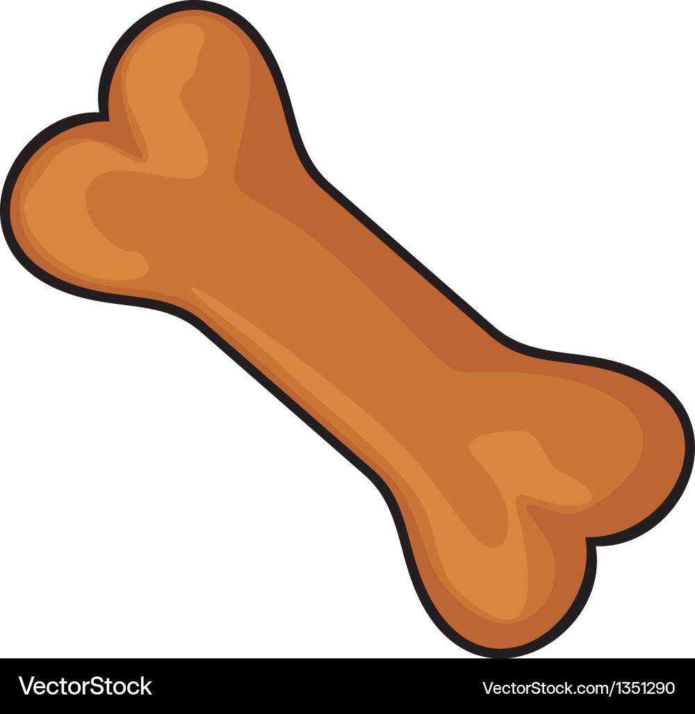 Dog bone Royalty Free Vector Image - VectorStock