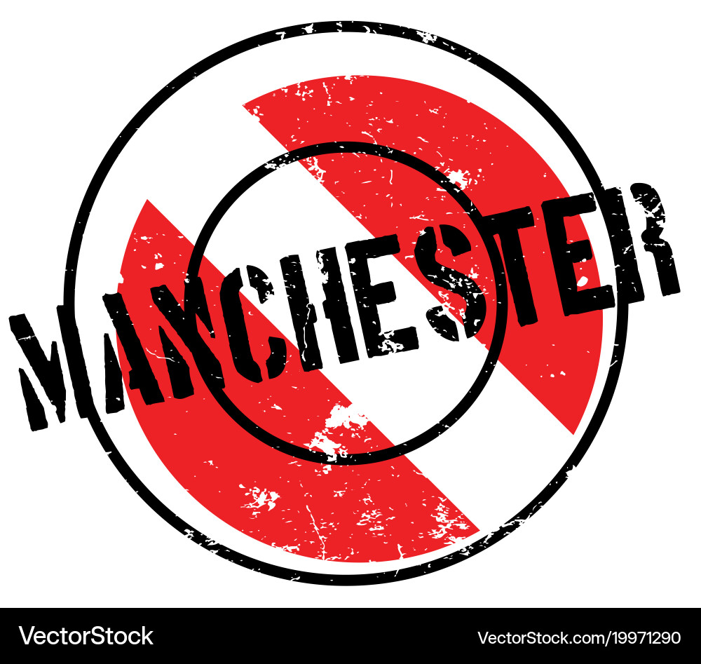 Manchester rubber stamp Royalty Free Vector Image