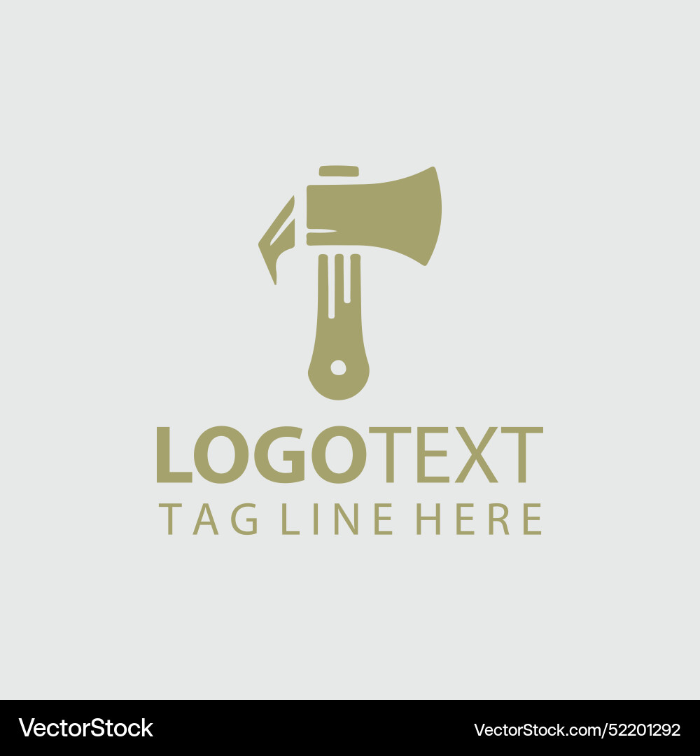 Axe logo Royalty Free Vector Image - VectorStock
