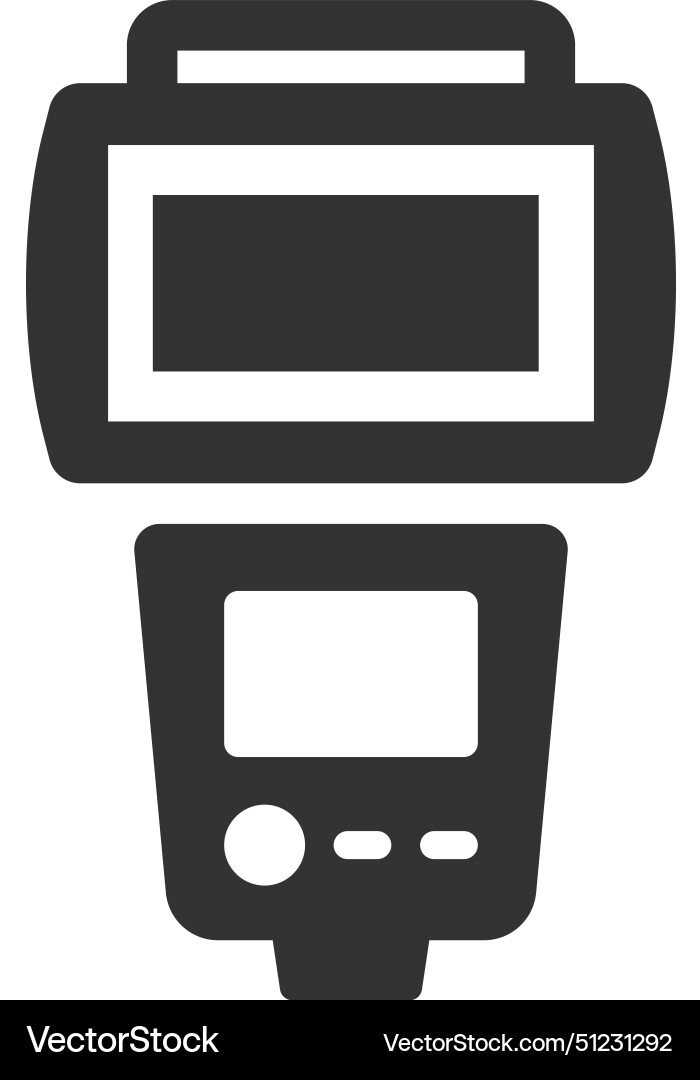 Camera flash icon Royalty Free Vector Image - VectorStock