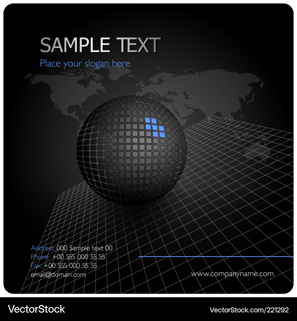 Corporate logo Royalty Free Vector Image - VectorStock