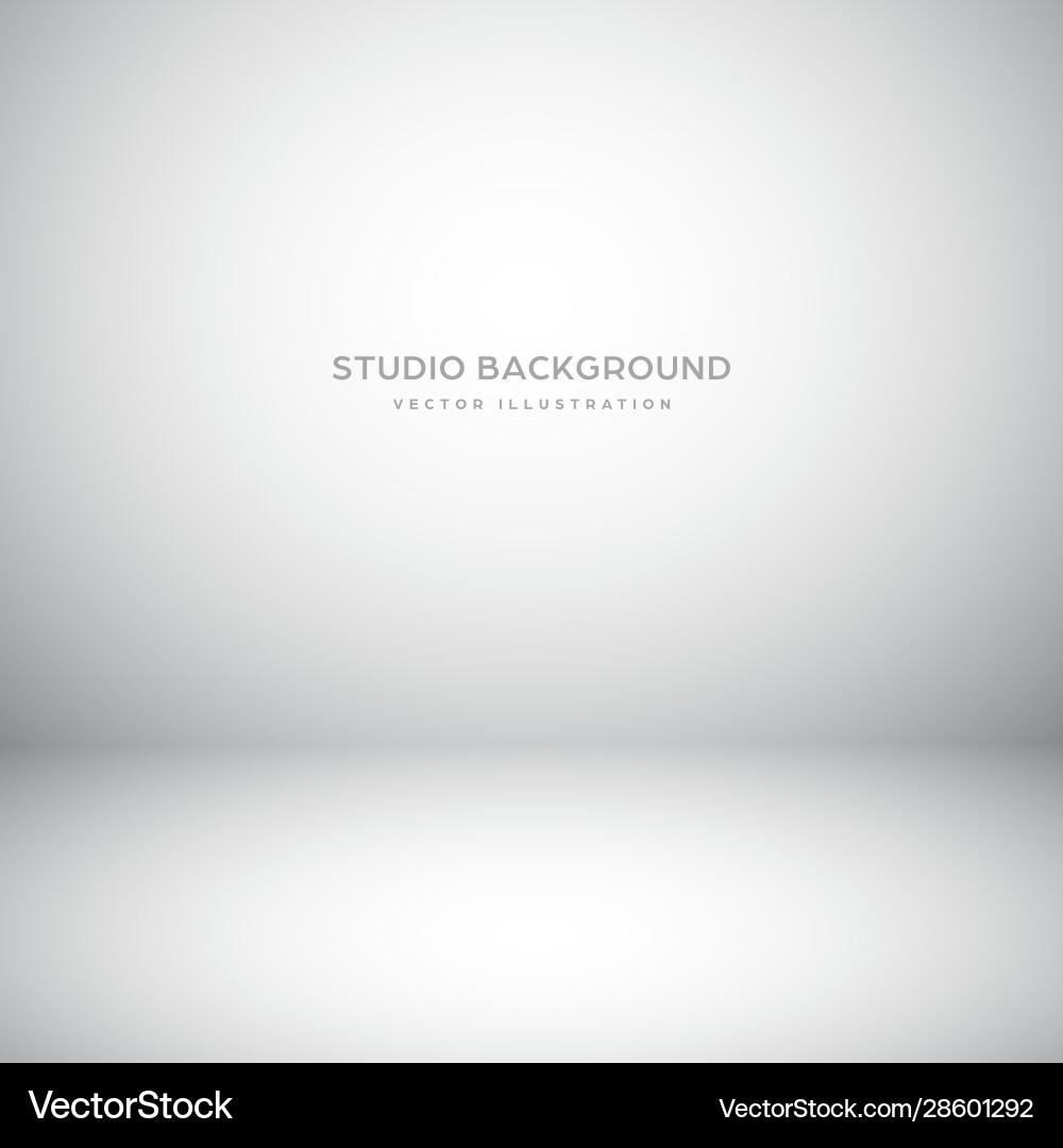 Gray Studio Backdrop - Empty Space Royalty Free Vector Image