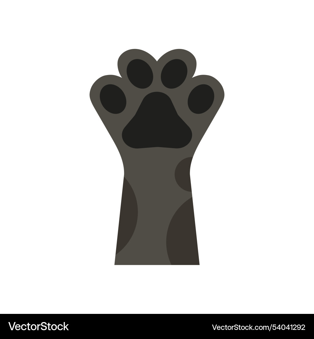 Paw logo design template Royalty Free Vector Image