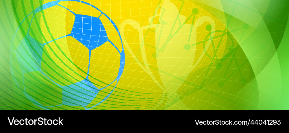 Abstract background on a football theme Royalty Free Vector