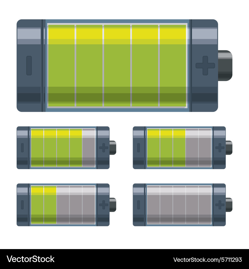 Battery energy design Royalty Free Vector Image