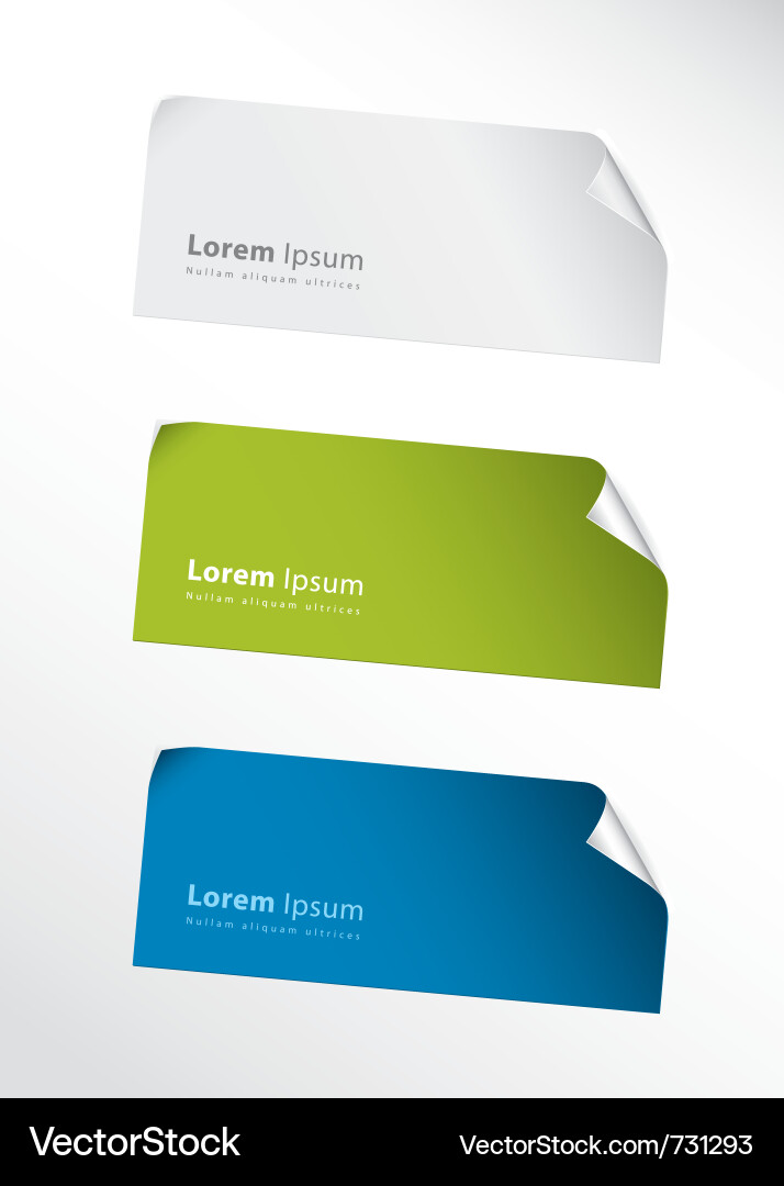 Stickers Royalty Free Vector Image - VectorStock