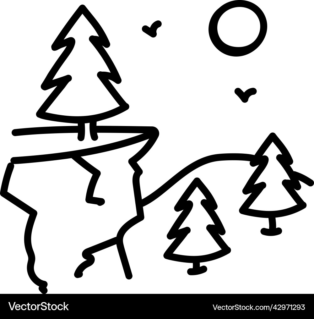 Trees Royalty Free Vector Image - VectorStock