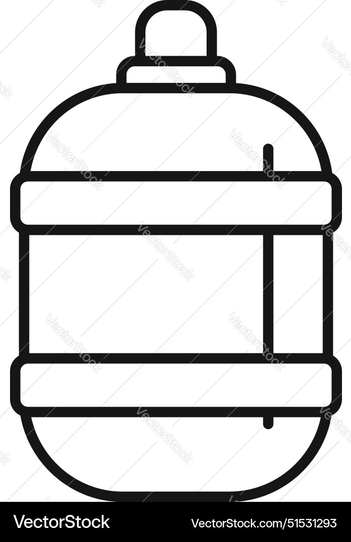 Water cooler jug being filled Royalty Free Vector Image