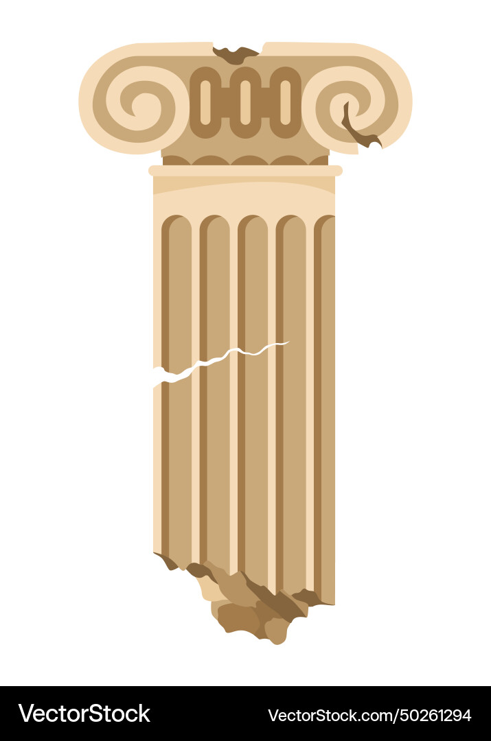 Archeology icon ancient artifact graphic element Vector Image