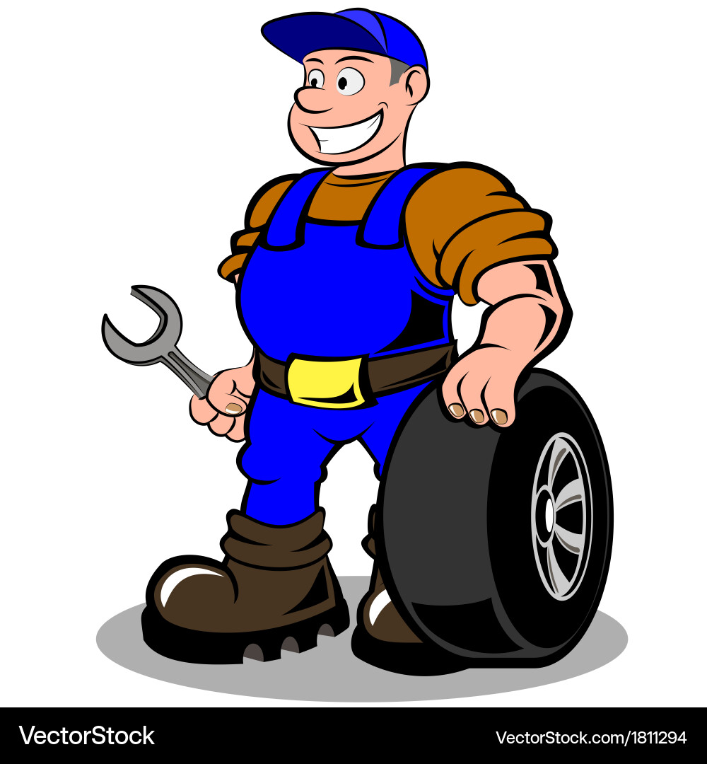 Auto mechanic Royalty Free Vector Image - VectorStock